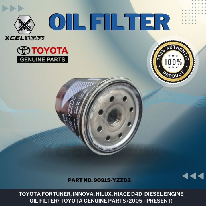 TOYOTA FORTUNER, INNOVA, HILUX, HIACE D4D DIESEL ENGINE OIL FILTER ...