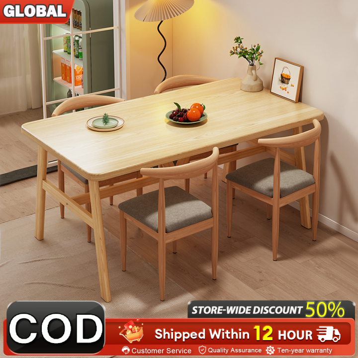 Global Wood Dining Table Solid Wood Furniture Wooden Tables Nordic ...