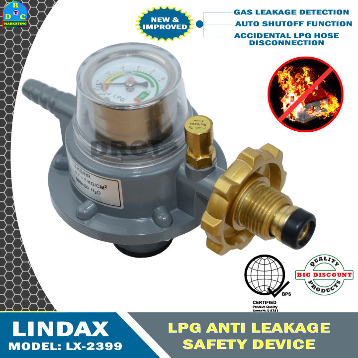 SAFETY DEVICE LPG REGULATOR LINDAX | Lazada PH