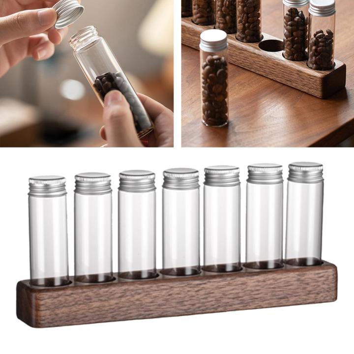 Hifer Dosing Coffee Bean Storage Tubes Clear Coffee Bean Test Tube for ...