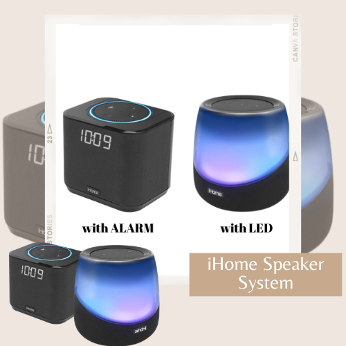 Amazon iHome Bluetooth Smart Speaker for 2nd Generation Alexa Echo Dot ...