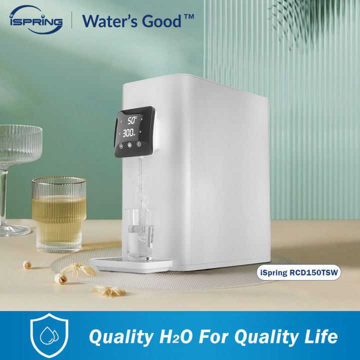iSpring RCD150TSW RO filtration water dispenser เครื่องทำน้ำร้อนพร้อมฟั ...
