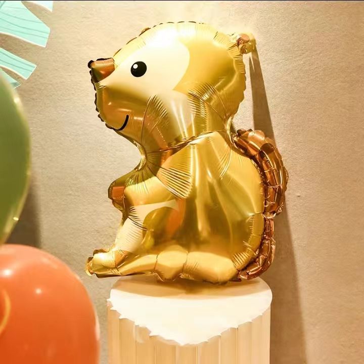 25 inches INS forest animal theme Jungle Squirrel happy birthday party ...