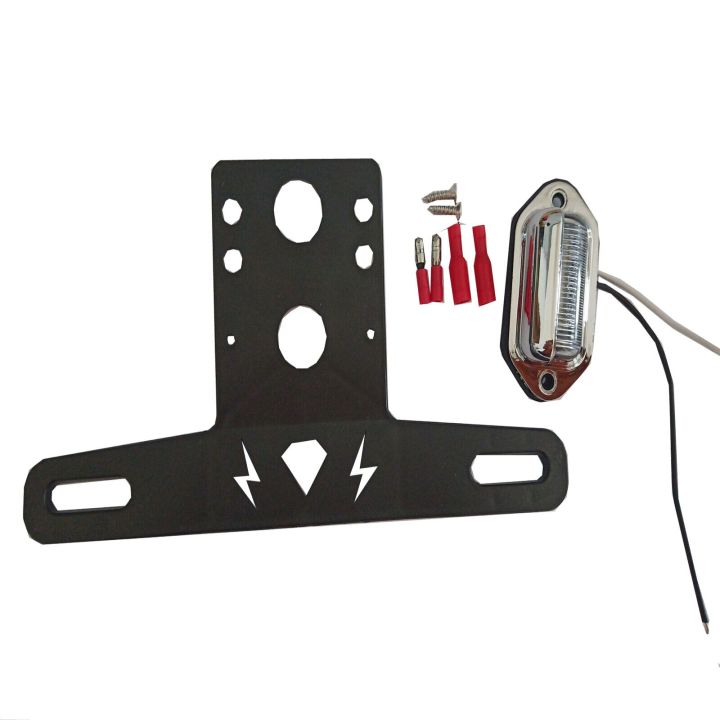 UTV License Plate Holder with LED Light Street Legal fits Truck RV Snowmobile Golf Cart Boat ATV ...