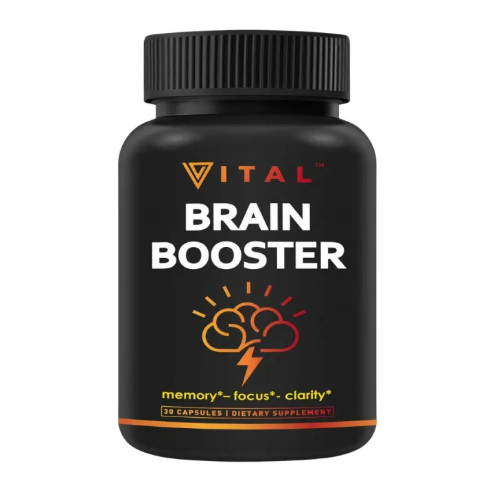 EXPIRY 09/2024 Vital Brain Booster Supplement 30 Capsules | Lazada PH