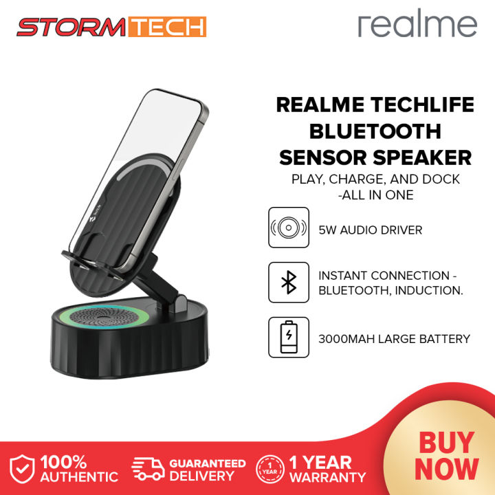 realme TechLife Bluetooth Sensor Speaker | Built-in Power Bank | 5W ...