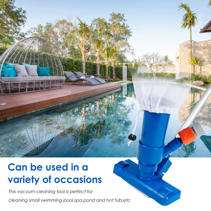 Swimming Pool Jet Vacuum Cleaner with 5 Pole Section Portable Home ...