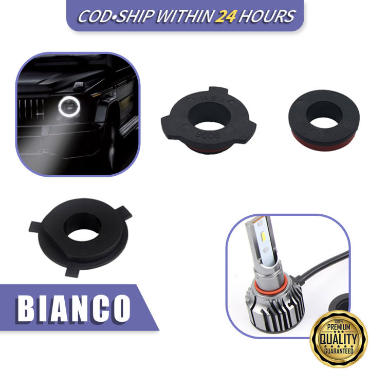 1/2 Pcs LED Car Headlight Adapter Base Holder for H4 H11 9005 HB3 ...