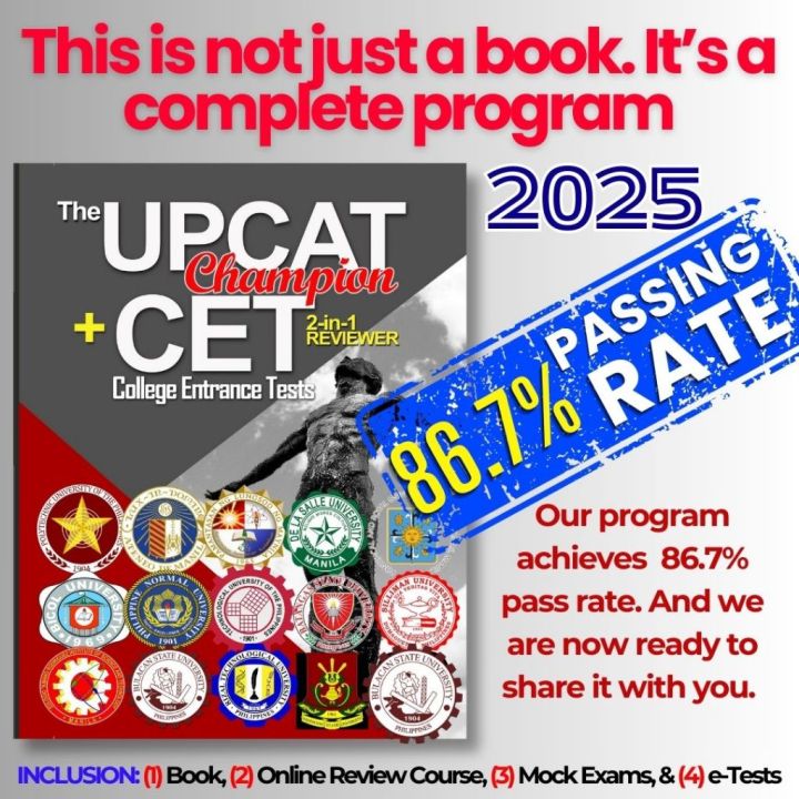 UPCAT & College Entrance Test 2-in-1 Reviewer | Lazada PH