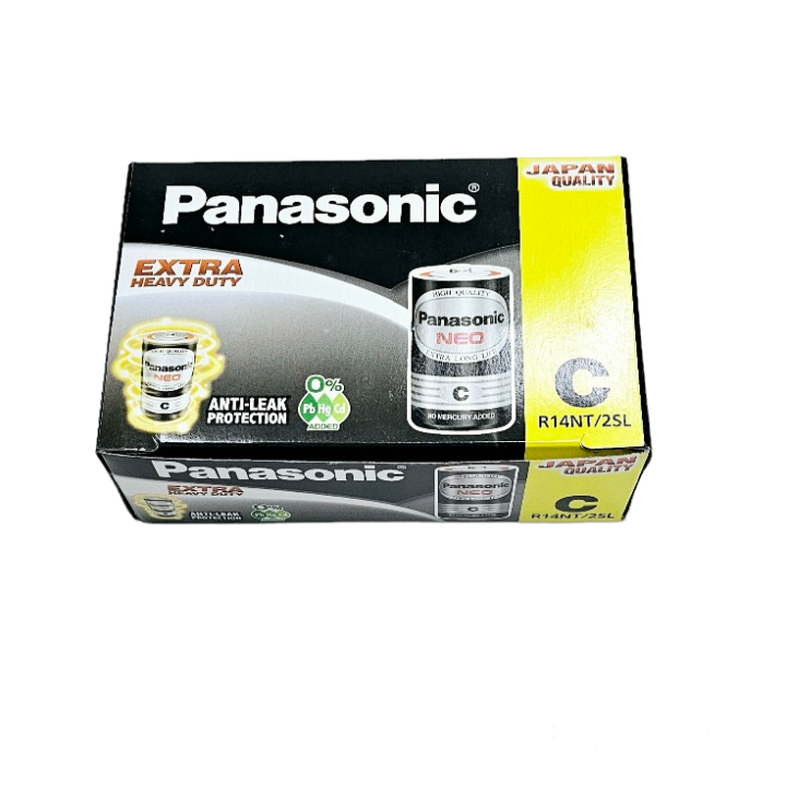 ถ่าน ถ่านพานาโซนิค ไซด์ C R14NT/2SL (ยกกล่อง 24 ก้อน) ของแท้ | Lazada.co.th