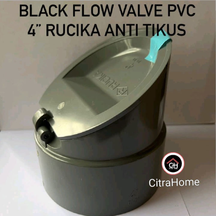 Backflow Valve PVC 4 inch Rucika | Lazada Indonesia