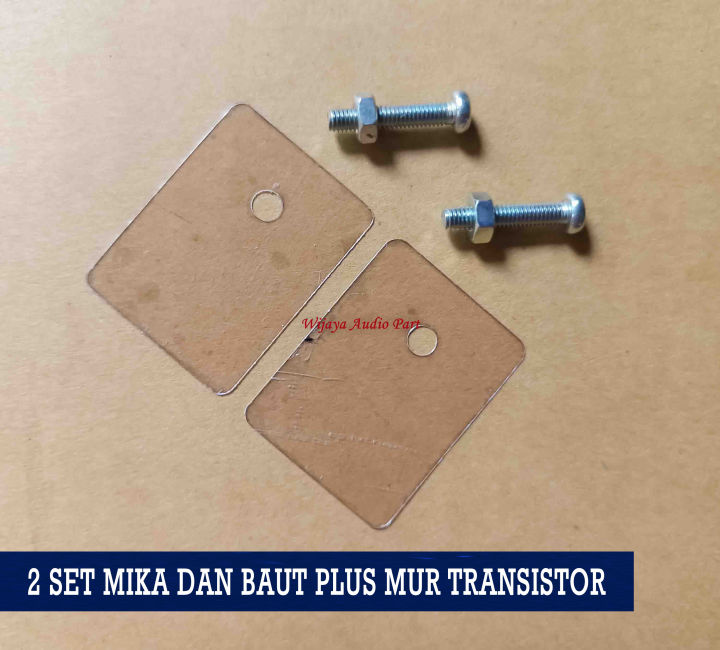 2 SET MIKA ISOLATOR PLUS BAUT DAN MUR TRANSISTOR TOSHIBA | Lazada Indonesia