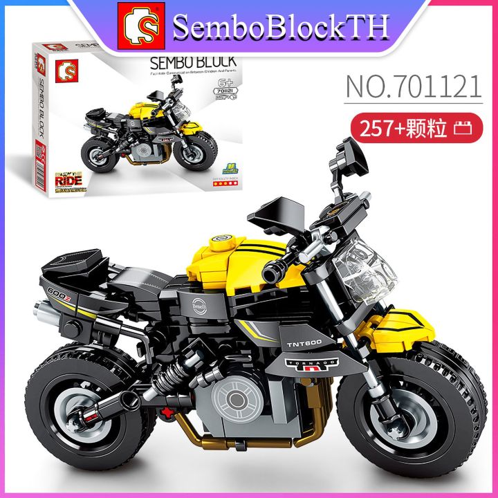 Sembo Block 701121 เลโก้มอเตอร์ไซค์ พร้อมฐาน จำนวน 257 ชิ้น | Lazada.co.th