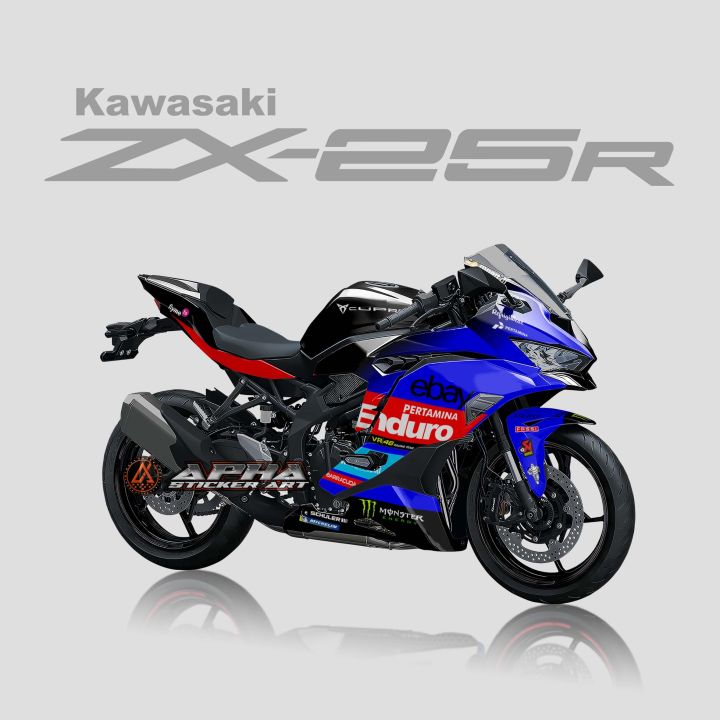Decal Stiker ZX-25R Full Body Livery Pertamina Enduro 46 Racing Team ...
