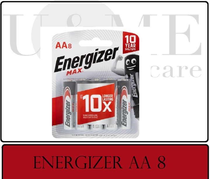 ENERGIZER BATTERY MAX 8AA/8AAA 8 PCS NEW PACKING | Lazada