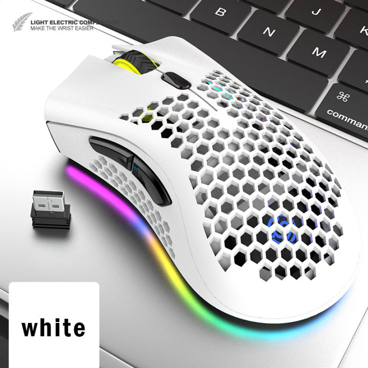 RK ROYAL KLUDGE BM600 Wireless Mouse Bluetooth 2.4g RGB Backlight ...