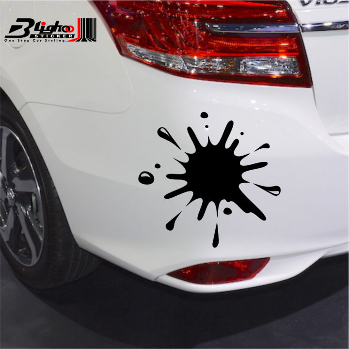 Blighoo - Cutting Sticker Mobil Cipratan Estetik Stiker Mobil Splash ...