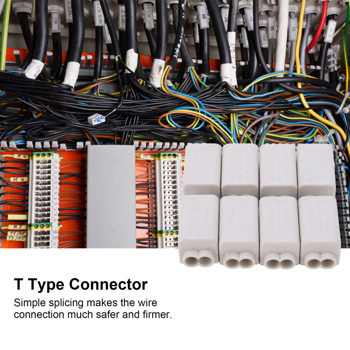 Splice Terminal T Type Wire Connector Set 400V 60A for Connection ...