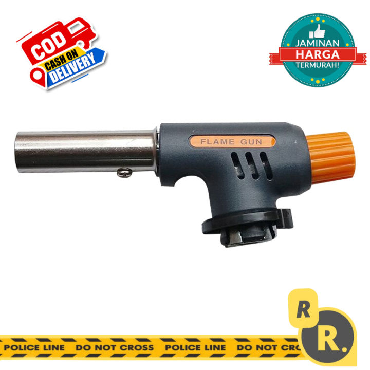 FLAME GUN Portable Gas Torch Butane Kepala Gas Torch Pematik Api Obor ...