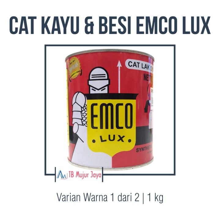 Emco Lux Cat Kayu dan Besi 1 Kg Varian Warna 1 dari 2 | Lazada Indonesia