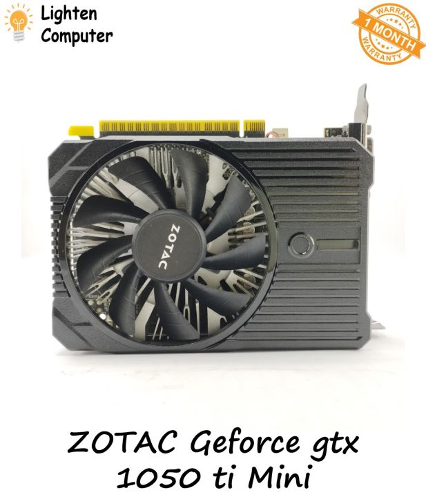 ZOTAC Geforce GTX 1050 ti Mini Graphic Card | 4 GB | GDDR5 | Graphics ...