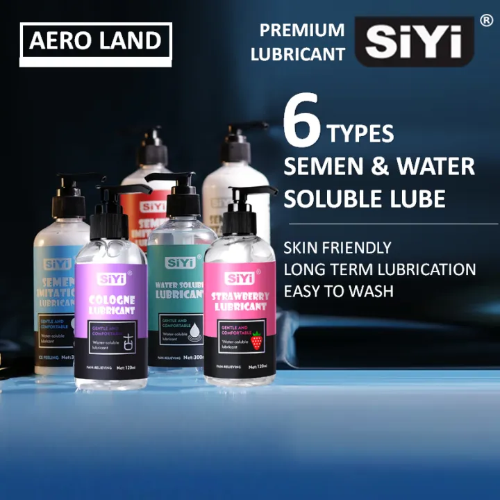 Siyi Premium Lubricant Semen Water Based Hyaluronic Acid Vitamin E Lubricant Lube 120 ML & 300 ...