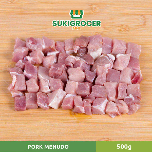 SukiGrocer Pork Menudo Cut 500g | Lazada PH