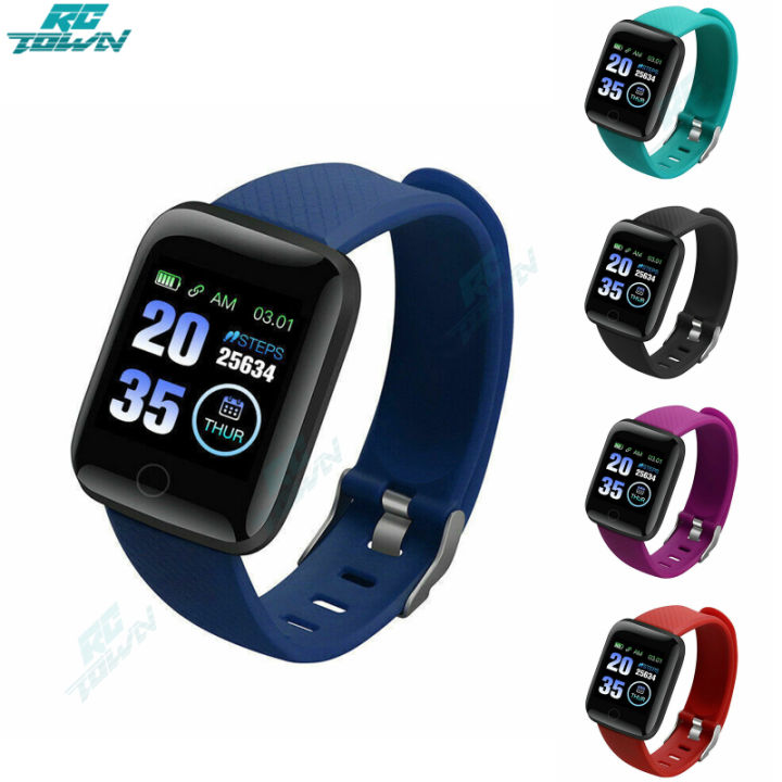 100% ของแท้!!116Plus สมาร์ทวอท์ช1.44นิ้วหน้าจอสัมผัสนาฬิกาออกกำลังกายอัจฉริยะนาฬิกากีฬาเครื่อง ...