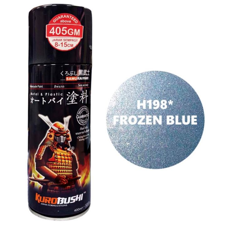 Samurai H198* FROZEN BLUE (Honda Color) Spray Paint 400ml [Made in ...
