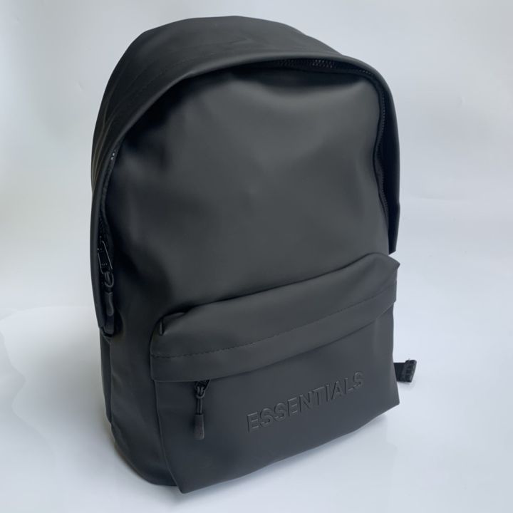 ☸♣ New FEAR OF GOD ESSENTIALS Leather Backpack Computer Bag | Lazada PH
