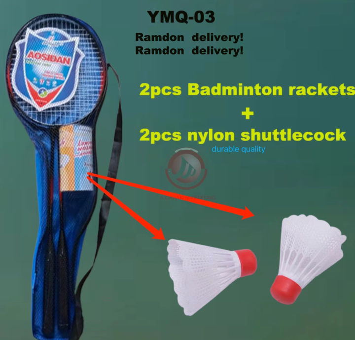 Badminton Racket Set Couple Alloy Split Racket for Student Beginner ...