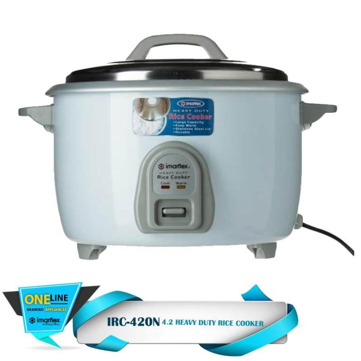 Oneline Imarflex Heavy Duty Rice Cooker 4.2L 23 cupsIRC-420N | Lazada PH
