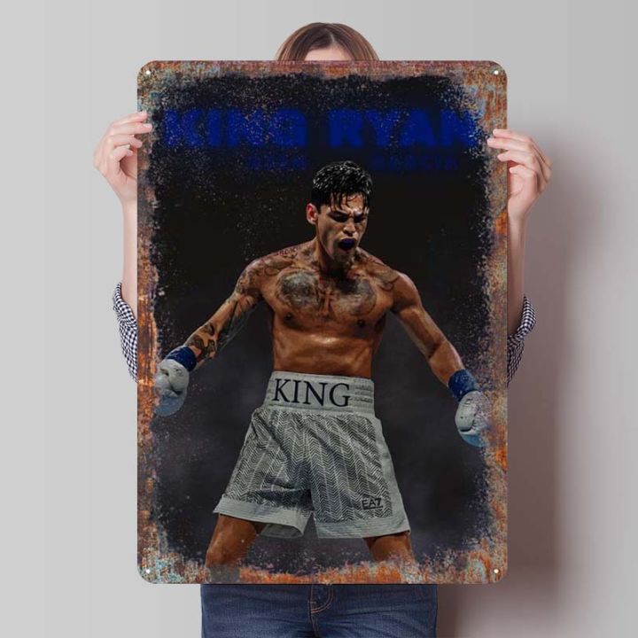 Ryan Garcia Metal Sign Sports Poster Modern Home Decoration Living Room ...