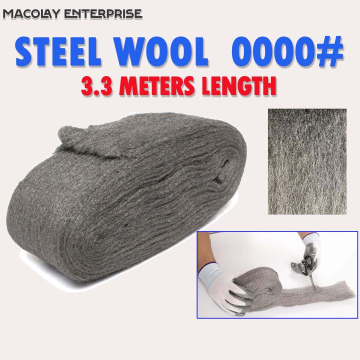 Steel Wool Grade #0000 3.3 meters Metal Wire Mesh -for Cleaning ...