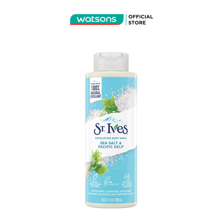 Sữa Tắm Tẩy Tế Bào Da ST. Ives Exfoliating Sea Salt & Pacific Kelp Muối ...