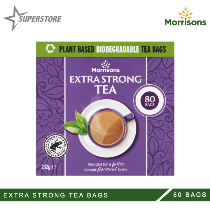 Morrisons Extra Strong Tea Bags 80s | Lazada PH