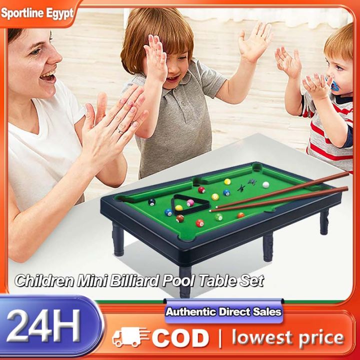 Children Mini Billiard Pool Table Set Game Billiards Miniature Billiard ...