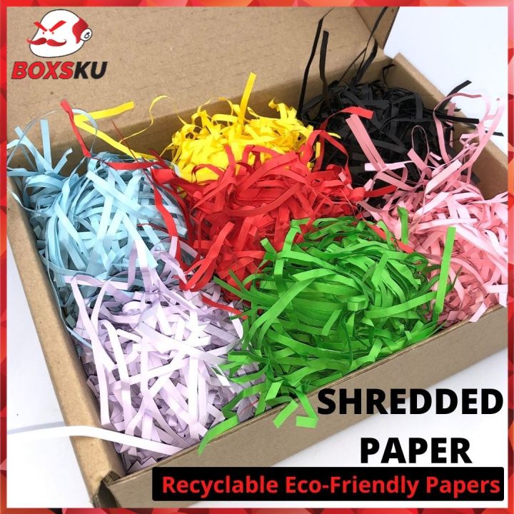 ️Ready Stock ️Shredded Paper ♻️𝗥𝗘𝗖𝗬𝗖𝗟𝗔𝗕𝗟𝗘♻️ Colourful Shredded Paper ...