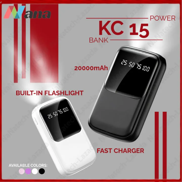 Romoss KC15 Powerbank With LED Emergency Light 20000mah Fast Charger ...