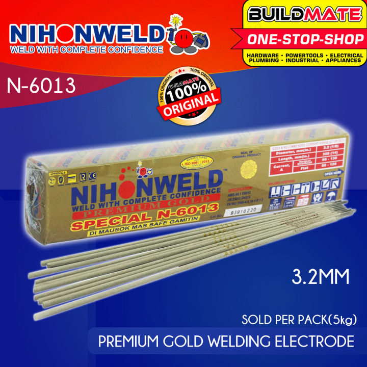 NIHONWELD Welding Electrode Rod 3.2mm N-6013 N-6013F 5KG SOLD PER PACK ...