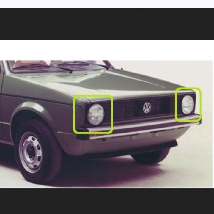 【Deal of the day】 2 Pcs Front Headlight Lamp Surround Grille Ring Grill ...