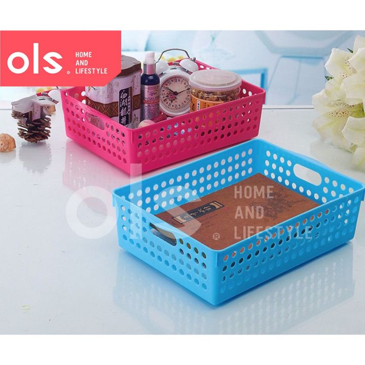 OLS Multipurpose Plastic Tray Basket Drainer Colander Kitchen | Lazada PH