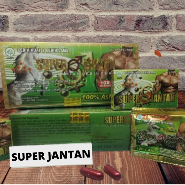 [new] super jantan kemasan baru | Lazada Indonesia