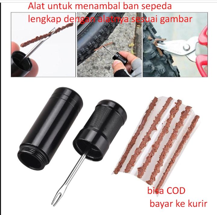 Alat untuk menambal ban sepeda lengkap dengan alatnya sesuai gambar ...