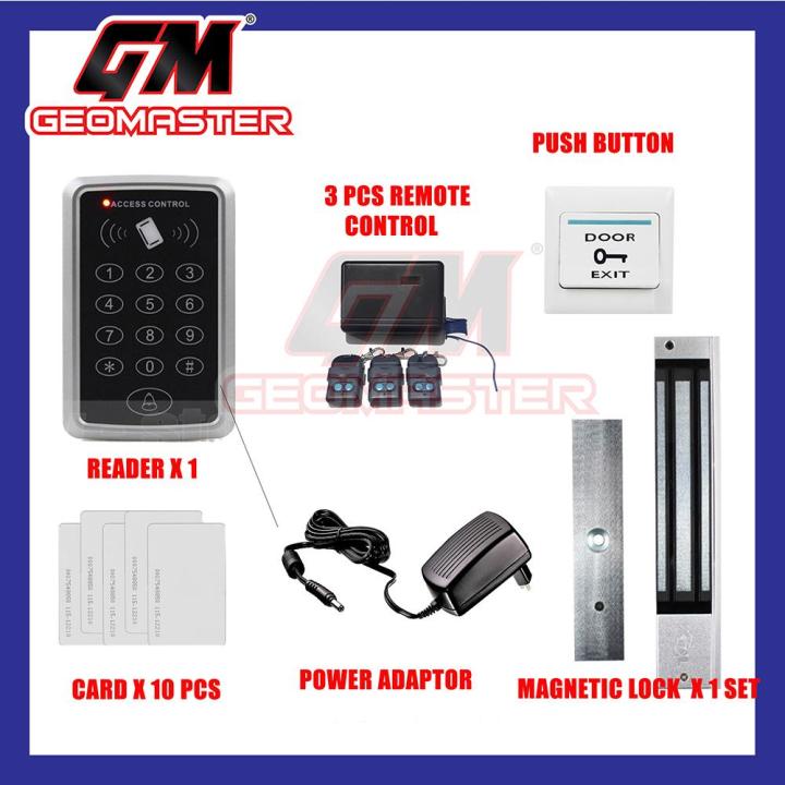 GM SECURITY DOOR ACCESS SYSTEM SET WITH DOOR BELL | Lazada