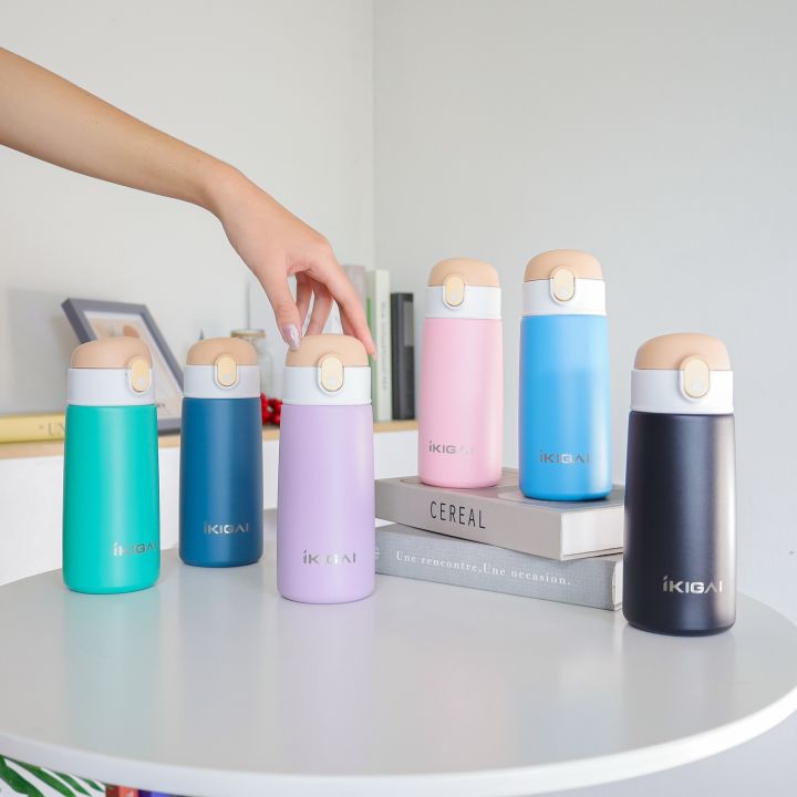 IKIGAI (16 oz / 480 ml) แก้วสแตนเลส304 แก้วเก็บความเย็น แก้วเก็บอุณหภูมิ | Lazada.co.th