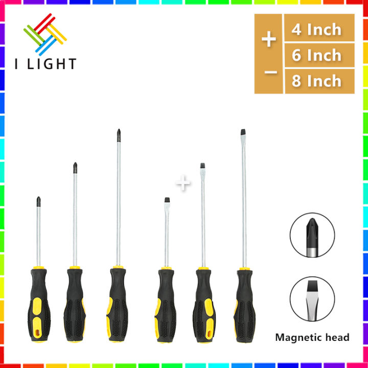 （Fast Delivery）Hight Quality 4",6",8"Inch Magnetic Screw Driver Rubber ...