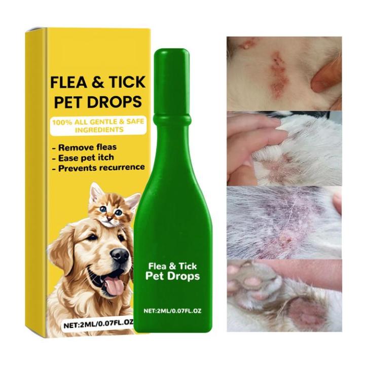 Pet Skin Spray Pet External Drops Long Lasting Tick Removal Tool ...