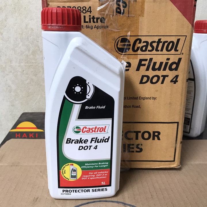 Dầu phanh dot 4, dầu thắng dot 4 xe ô tô, dầu phanh xe máy Castrol 1L ...