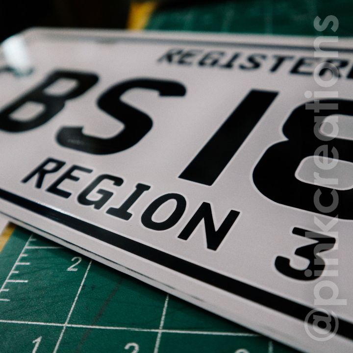 Temporary Acrylic Car Plate (4mm) | Lazada PH